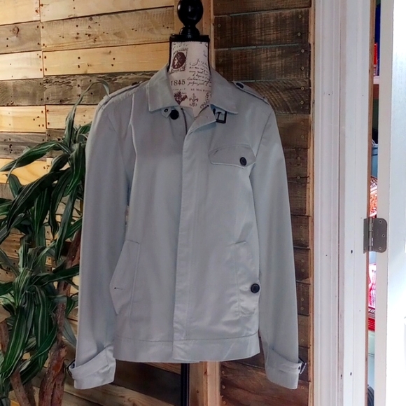 Ted Baker | Jackets & Coats | Vintage Ted Baker Khaki Jacket Size Large ...